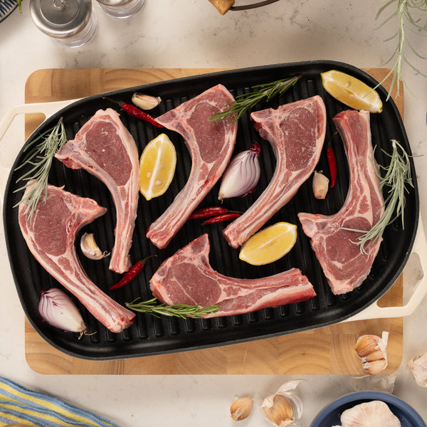 Halal Lamb Front Chops – Saffron Alley