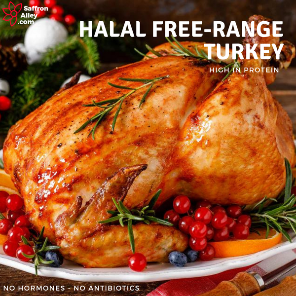Halal Free Range Whole Turkey – Saffron Alley